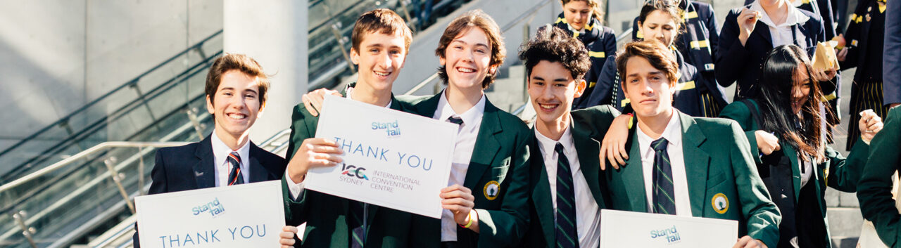 Social Contribution for Charity Partner - Stand Tall 2021 | ICC Sydney